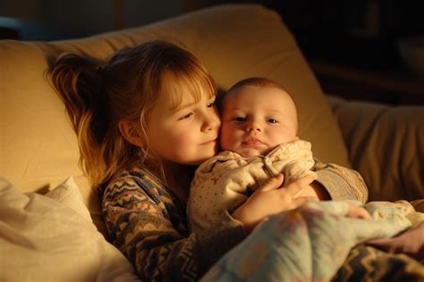 Premium Photo Siblings Bonding In A Loving Family