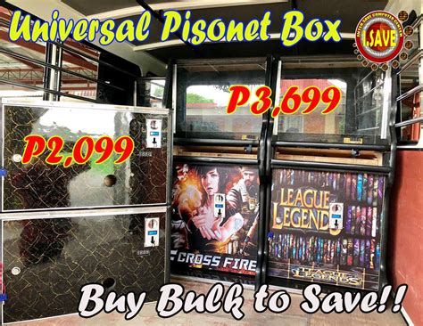 Universal Pisonet Box That Inter Save Computer Center