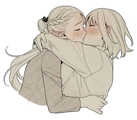 Marcille Donato Falin Touden And Falin Touden Dungeon Meshi Drawn By Mahittah Danbooru