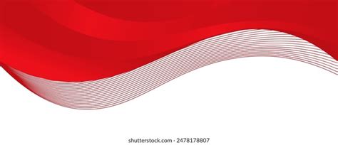 Vector Red Line Background Curve Element Stock Vector Royalty Free