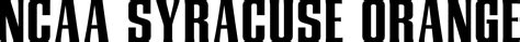 Ncaa Syracuse Orange Font