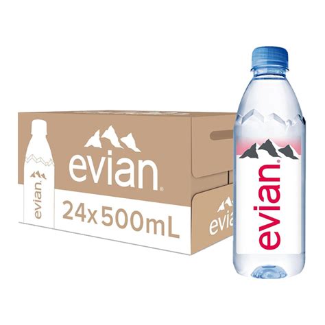 Evian Natural Mineral Water 24 x 500ml (CTN)