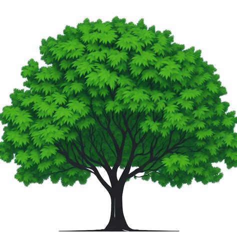 premium vector vector isolated tree ai generated