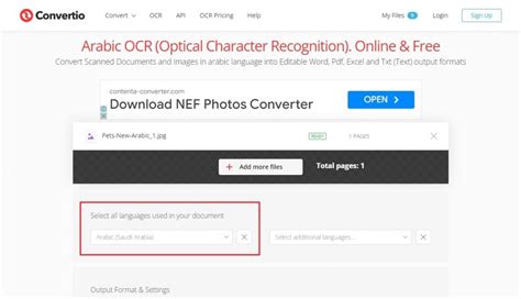 OCR Powered Tools To Convert Image To Arabic Text UPDF