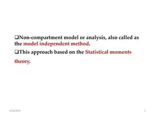 Non Compartment Model PPTX