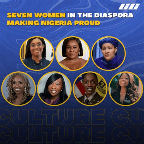 Seven Women In Diaspora Proudly Flying The Nigerian Flag