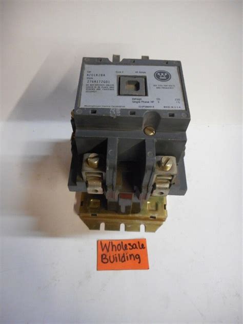 Westinghouse Contactor A201k2ba Size 2 45a 115 230v Single Phase Irontime Sales Inc