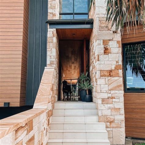 Natural Stone Cladding Aussietecture Irregular Stone Walling