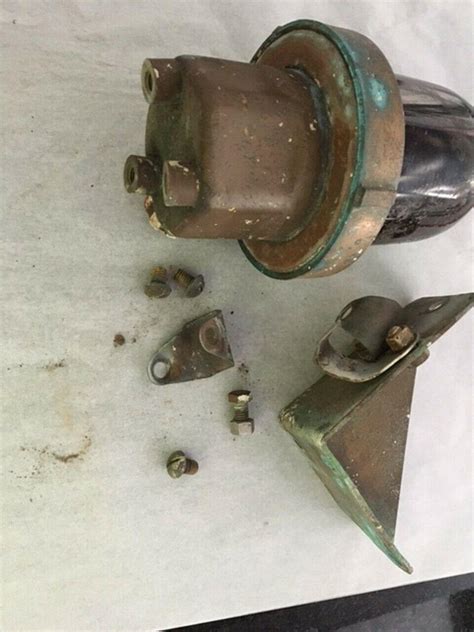 Us Navy Ships Interior Compartment Passageway Brass Light Fixture 120v