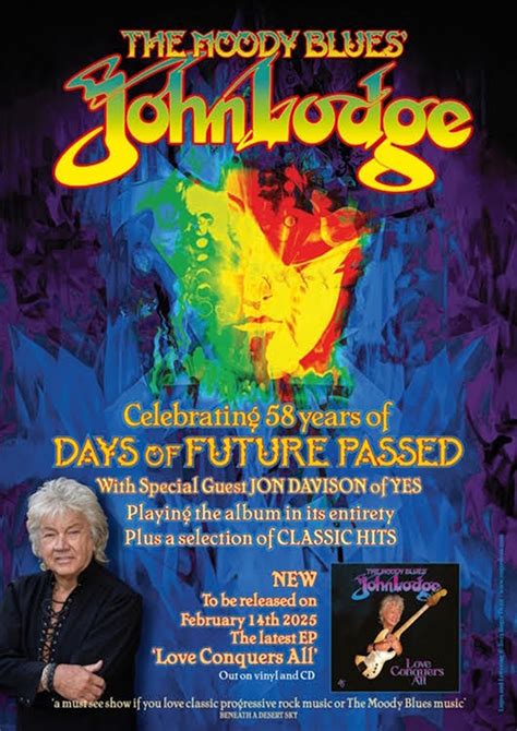 John Lodge Of The Moody Blues Adds New Dates To Usa Tour For February