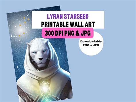 Lyran Starseed Printable Wall Art Kabbalah Tree Of Life Light Code