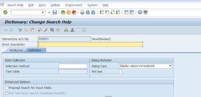 ABAP ABAP Search Help