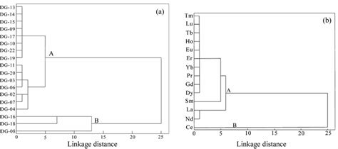 Results Of Q Cluster Analysis A And R Cluster Analysis B Of 14
