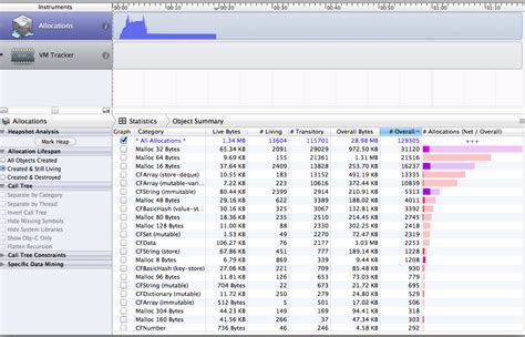 Ios Readings In Allocations Profile Stack Overflow