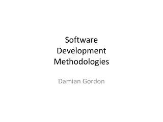 PPT Evolution Of Software Development Methodologies PowerPoint Presentation ID