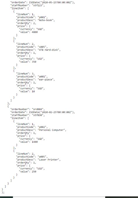 Task 2 50 Marks Retrieving Information From Bson