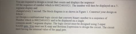 Solved You Are Required To Design A Circuit That Counts And Chegg Com