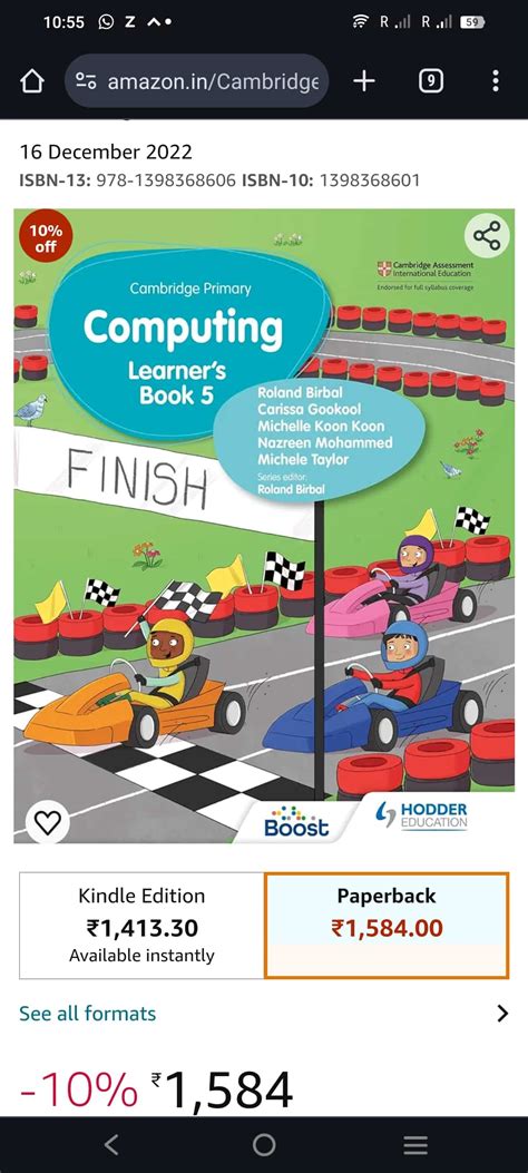 Buy Cambridge Primary Computing Learners Book 5 Bookflow