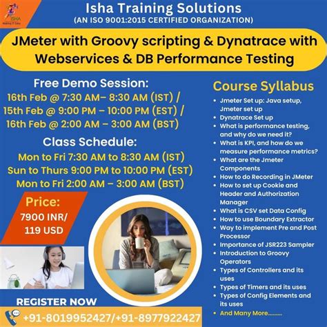 “jmeter With Groovy Scripting And Dynatrace With Webservices And Database Performance Testing