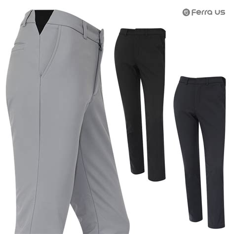 [핫딜] 페라어스 남성 허리삼각밴딩 베이직 기모 골프바지 Cpw3jn3001 딜팡 골프용품 전문쇼핑몰