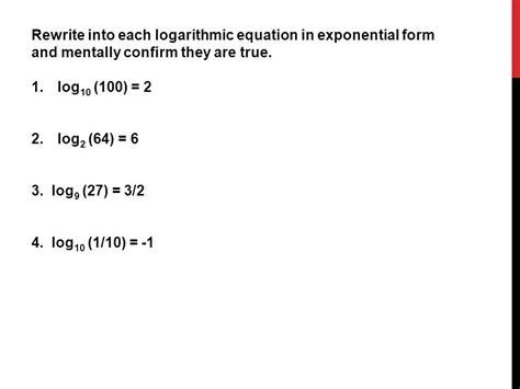 logarithms find the inverse function for each of the functions below