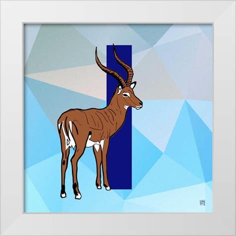 Perrenoud Aubree 15x15 White Modern Wood Framed Museum Art Print
