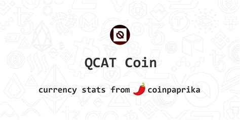 Qcat Coin Qcat 가격 실시간 차트 지수 시가총액 Coinpaprika
