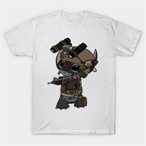 Escape From Tarkov Tacticals Stitch Uzi Escape From Tarkov T Shirt