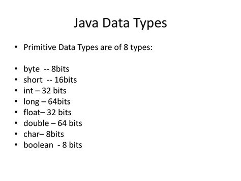 Fundamentals Of Java Ppt Download