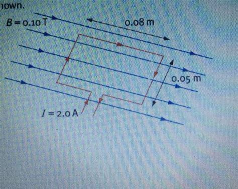 Solved Calculate Torque That Acts On The Loop In The Chegg Com