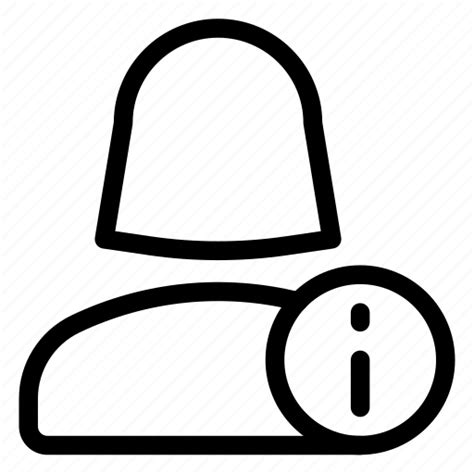 Single Woman User Information Icon Download On Iconfinder