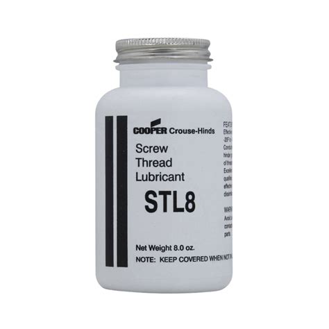 Thread Lubricant 8oz Can Stl8 Crouse Hinds