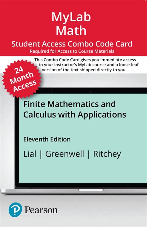 Buy Mylab Math With Pearson Etext 24 Months Combo Access Card For