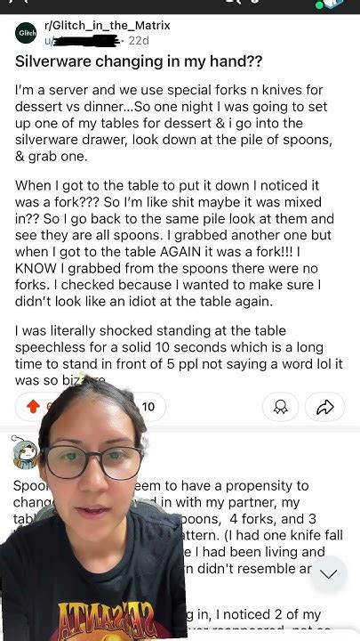 Silverware Glitch Again Glitch Inthematrix Ch Youtube