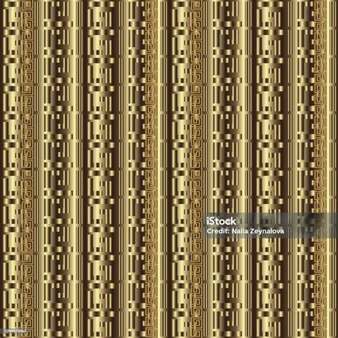 3d 골드 스트라이프 그리스어 매끄러운 패턴 기하학적 벡터 골든 배경 화면 그림 질감 3d 세로 줄무늬 테두리 모양 그리스 어