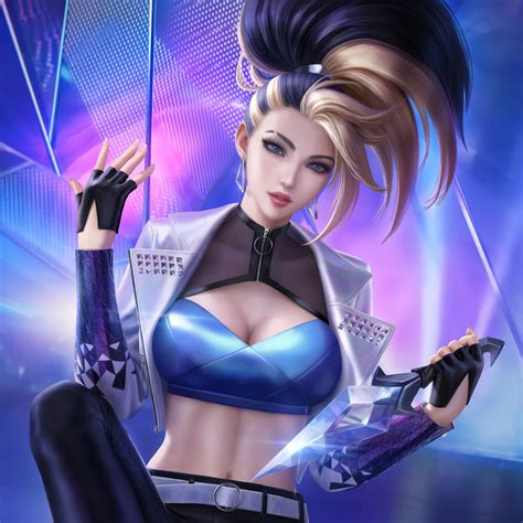 Kda Akali Wallpaper 4k League Of Legends Fan Art