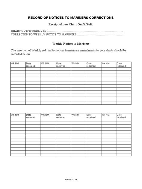 Np 133 A Chart Correction Log Pdf Service Industries Hydrology