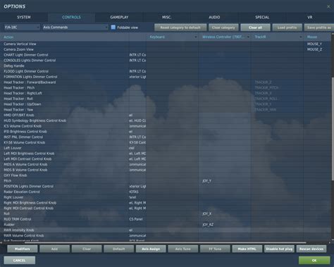 why is my trackir controls greyed out using aitrack and opentrack r