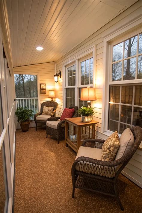 20 Inspiring Enclosed Porch Flooring Ideas Gardeneco