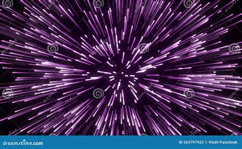 Light Rays In Cosmos Space Explosion Effect Futuristic Data Flow Sci Fi Motion Wallpaper 3d