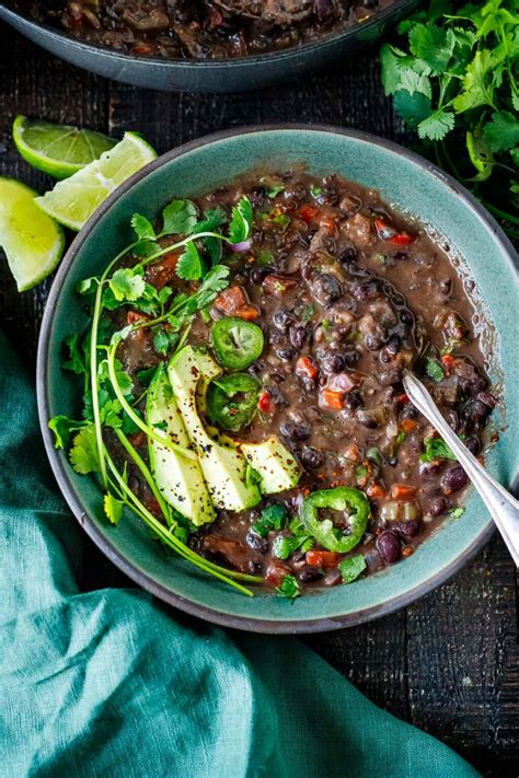 Easy Black Bean Soup Feasting At Home