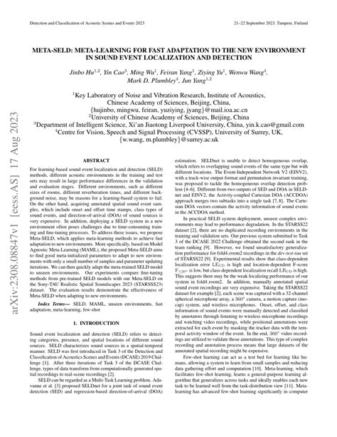 Pdf Meta Seld Meta Learning For Fast Adaptation To The New