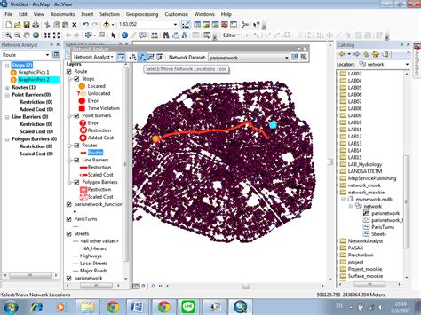 การใช้โปรแกรมarcmap 10 Lab 1 การแก้ไขข้อมูล Editing Feature