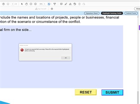 Form Wont Submit Error Message Says At Least Adobe Product