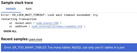Share Link Causes Infinite Sql Growth And And Crashes Application