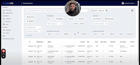 Sneak Peek Into Amlyze Real Time Transaction Monitoring Amlyze