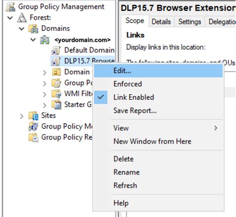 5 you then see the group policy management editor window