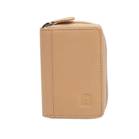 Concertina Rfid Leather Credit Card Wallet Nude The Leather Mob