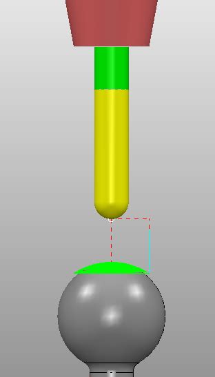 point projection toolpath only machines partial area in powermill