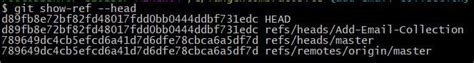 what is git head branch reference objects and detached head tangent